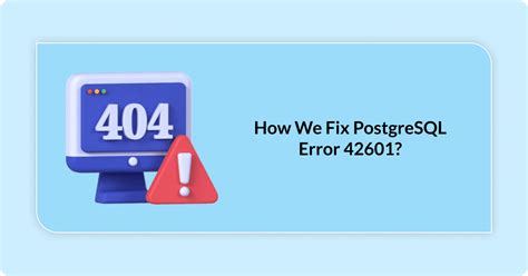 Fix Postgresql Error 42601 Syntax Error Solutions And Best Practices
