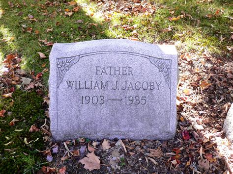 William J Jacoby 1903 1935 Find A Grave Memorial