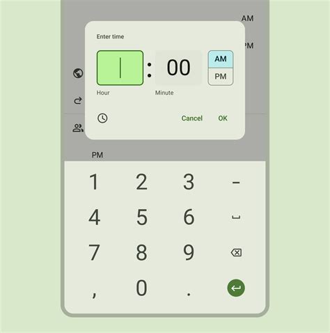 Time Pickers Material Design 3