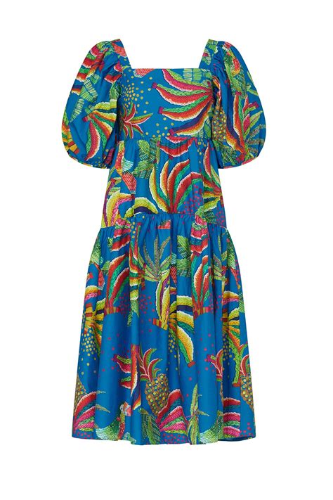Blue Banana Midi Dress By Farm Rio Rent The Runway