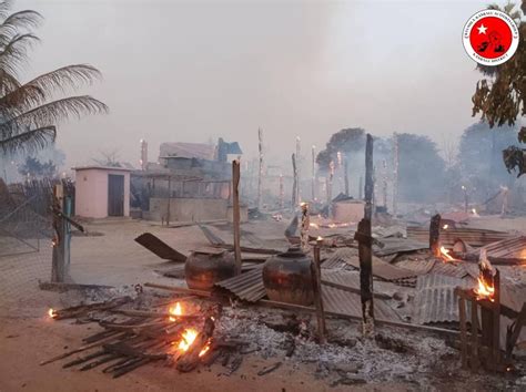 ကန့်ဘလူတွင် သုံးရက်အတွင်း ကျေးရွာ ၃ ရွာမှ နေအိမ် ၂၄၈ လုံး မီးရှို့ဖျက