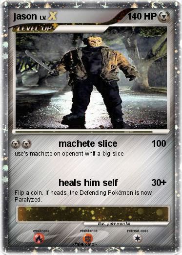 Pokémon Jason 1438 1438 Machete Slice My Pokemon Card