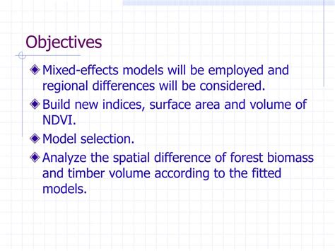 Ppt Modeling Biomass And Timber Volume By Using An Allometric Growth Model From Landsat Tm