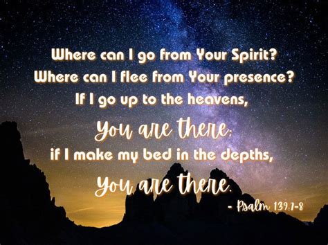 Bible Verses About Gods Omnipresence Bible