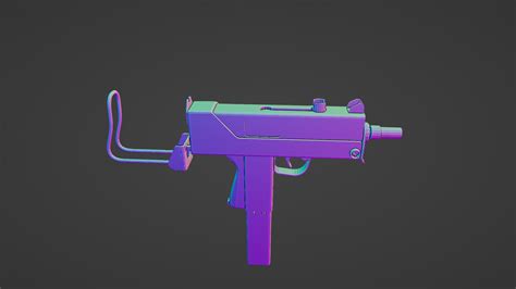 Archivo Stl Subfusil Mac 11 👽・modelo Para Descargar E Imprimir En 3d・cults