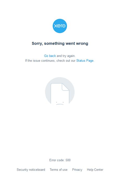 c xero api error 500 thrown with login signup stack overflow