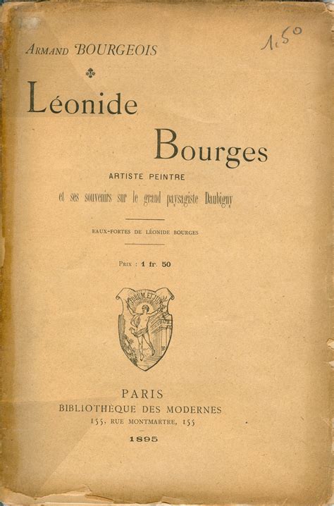 Les Livres Sur Léonide Bourges Léonide Bourges 1838 Paris 1909 Auvers Sur Oise