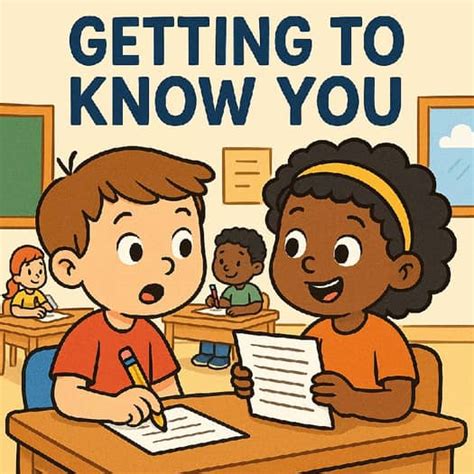 Getting To Know You Kindergarten Back To School Worksheet By Cleverminds