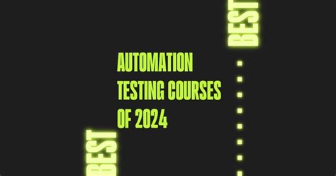 17 Automation Testing Courses To Take In 2025