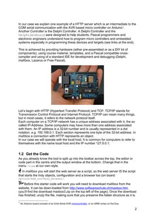 MaXbox Arduino Tutorial PDF MaXbox Arduino Tutorial PDF