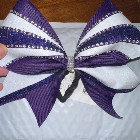Cheer Bow Back Spot I Touch The Butt Stunt Group Cheer Bows Any Color Glitter By