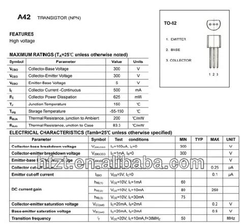 China Market Electronic Component Transistor A42 Buy Transistors A42 China Market Electronic