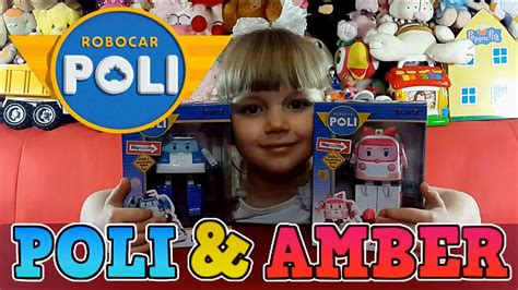 Игрушки Робокар Поли и его Друзья. Обзор Поли и Эмбер. Robocar Poli ...