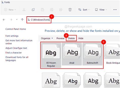 How To Uninstall Fonts In Windows 11