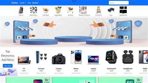 E Commerce App Using Html Css Js And React Source Code