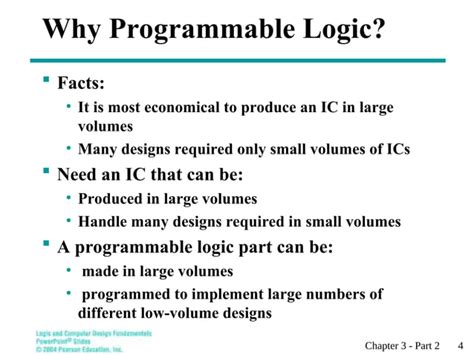 Programmable Logic Arrays Programmable Logic Designs Ppt