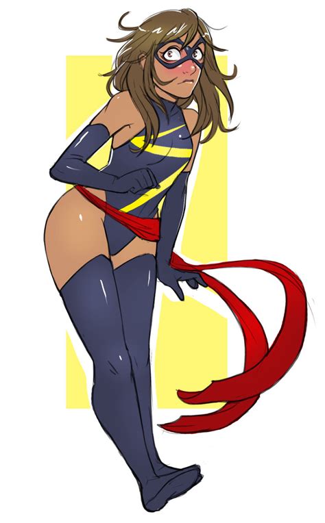 Ms Marvel And Kamala Khan Marvel Drawn By Greenmarine Danbooru
