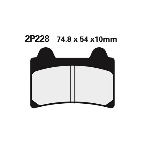 Brake Pads 2p 228 Ns Nissin Mcas