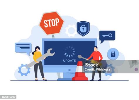 System Maintenance Error Fixing Trouble Device Updating Software System