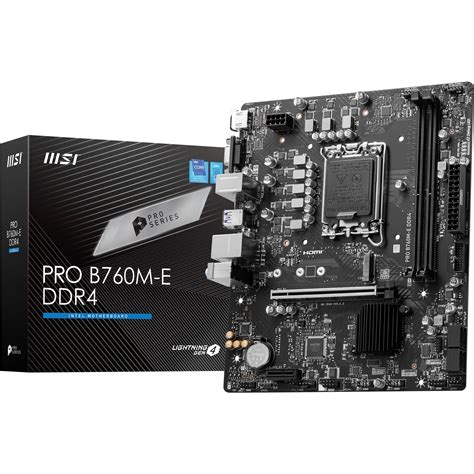 Amazon In Buy MSI Pro B M E Ddr Motherboard Supports Th Th Gen Intel Core Processor X