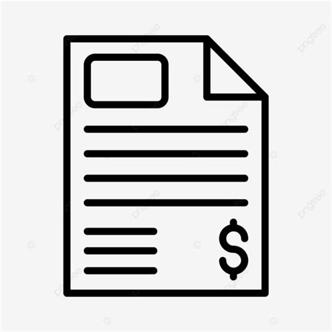 문서 라인 아이콘 벡터 서류 파일 형태 Png 일러스트 및 벡터 에 대한 무료 다운로드 Pngtree