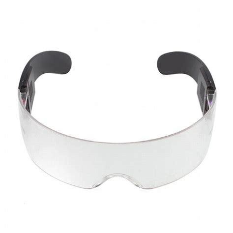 Luminous Glasses Electronic Visor Glasses Light Up Glasses Prop For Ktv