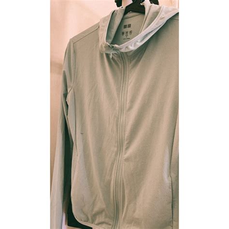 Uniqlo 二手衣物 夏日大作戰 防曬外套 薄荷綠 S 夏日穿搭 蝦皮購物