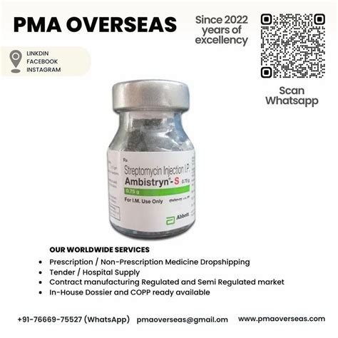 Streptomycin Injection At Best Price In India