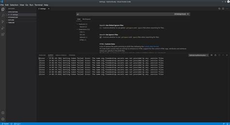 Github Authentication Microsoft Authentication Erro Issue Microsoft Vscode Github