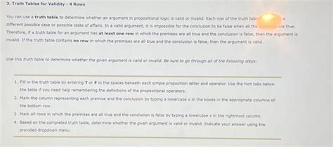 You Can Use A Truth Table To Determine Whether An