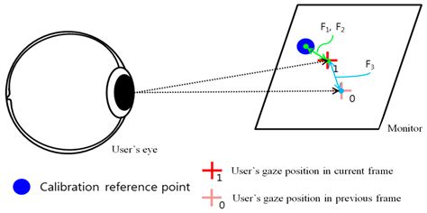 Sensors Free Full Text Estimation Of Gaze Detection Accuracy Using The Calibration