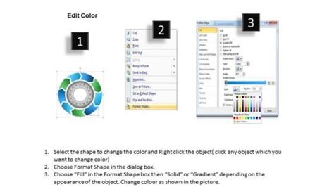 Business Diagram Gear Planning Process With Cirular Flow Chart 9 Stages