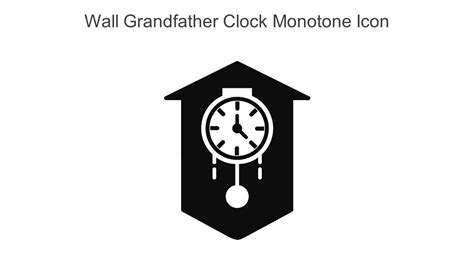 Wall Grandfather Clock Monotone Icon In Powerpoint Pptx Png And