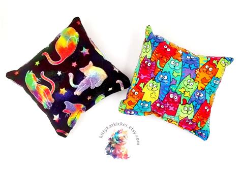 Catnip Toy Catnip Pillows Set Of 2 4x4 Catnip Pillow Set Catnip