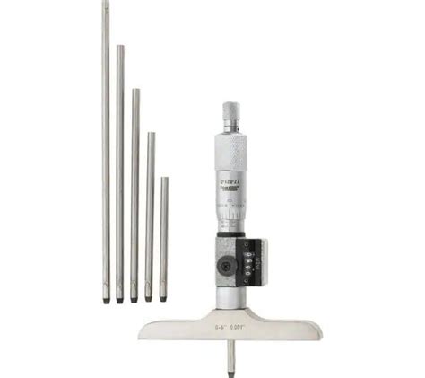 17 820 2 Spi Digit Depth Micrometer 0 6 25 Base Cert Greatgages