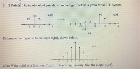solved 6 [3 points] the input output pair shown in the
