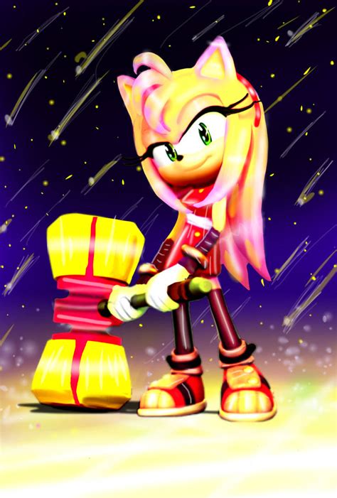 Amy Rose Super By Anixpawl On Deviantart