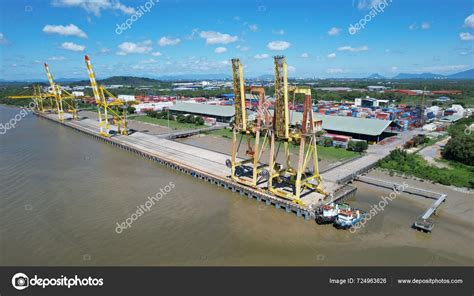 Kuching Malaysia June 2024 Senari Port Pending Terminal Port — Stock