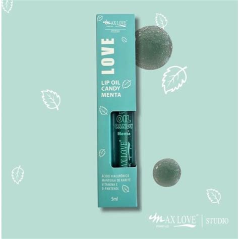 Lip Oil Candy Menta Max Love Shopee Brasil