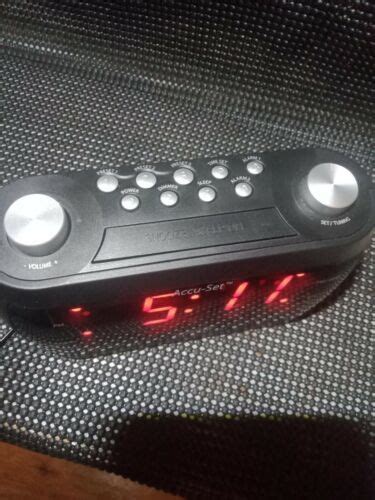Etech Accu Set Radio Alarm Clock Etc674 With Instruction Manual 4565222439
