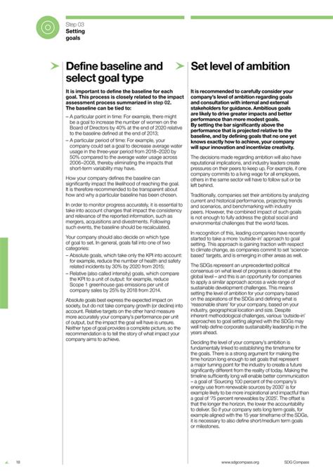 Sdg Compass Guide Guide For Business Action On The Sdgs Pdf