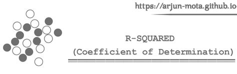 R Squared R 2 Coefficient Of Determination Evaluation Metrics
