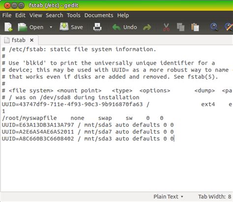 How To Mount All Partitions At System Startup Ask Ubuntu