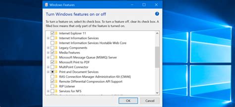 Turn Windows Features On Or Off In Windows 10 ISORIVER