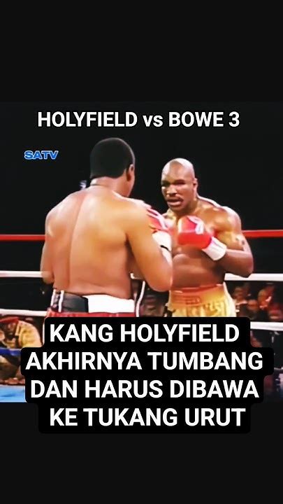 Pertarungan Terakhir Trilogy Holyfield Vs Bowe Highlight Hq Boxing