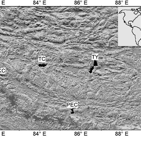 Morphological Map Of The Tibetan Autonomous Region And Adjacent Areas