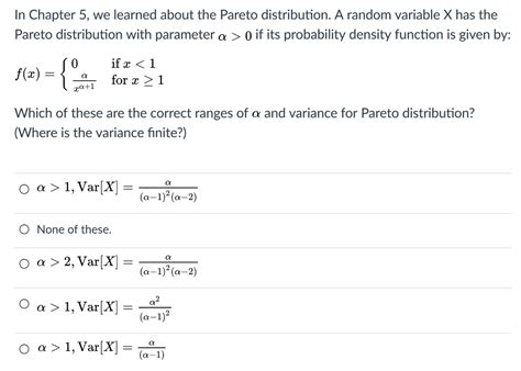 Solved In Chapter 5 We Learned About The Pareto