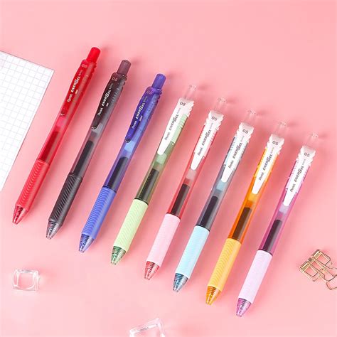 펜텔 에너겔 X 엑스 니들포인트 파스텔 볼펜 Bln105 문구랜드