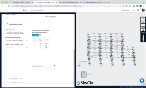 How To Apply Wind Loads To A Structure Skyciv Engineering