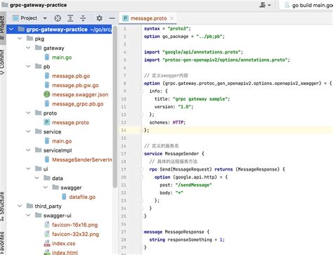golang grpc gateway集成swagger 人艰不拆 zmc 博客园